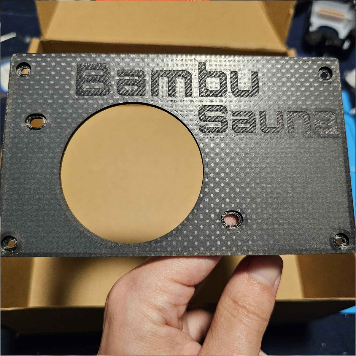 Darkmoon CFX Carbon Fiber Build Plate for Bambu Lab Printers